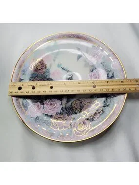 W.S. George | Art | Majesty Peacock Plate By Lily Chang Gardens Of ...